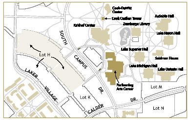 Gvsu Grand Rapids Campus Map - Map