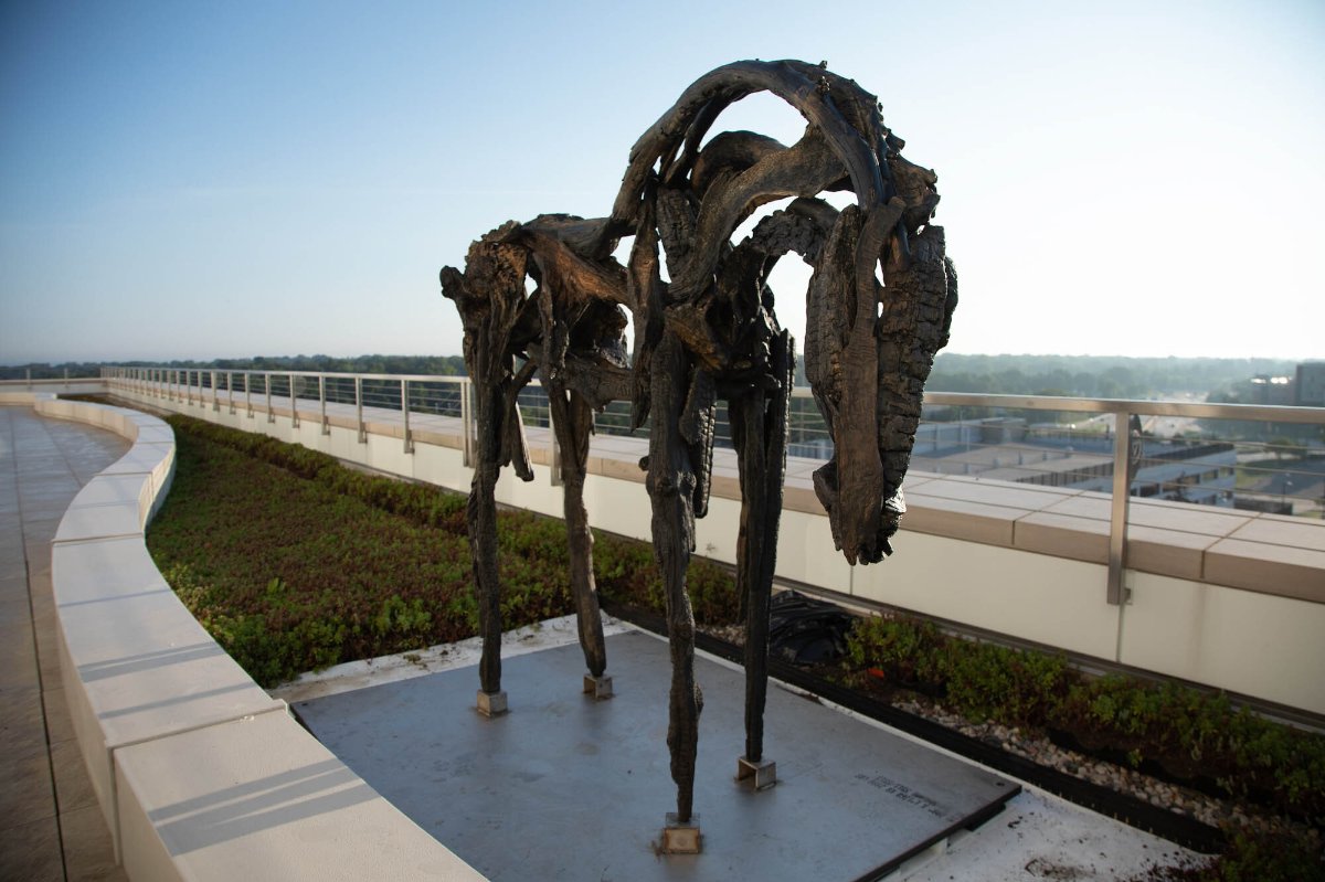 Crane places new sculpture by renowned artist on terrace of DeVos ...