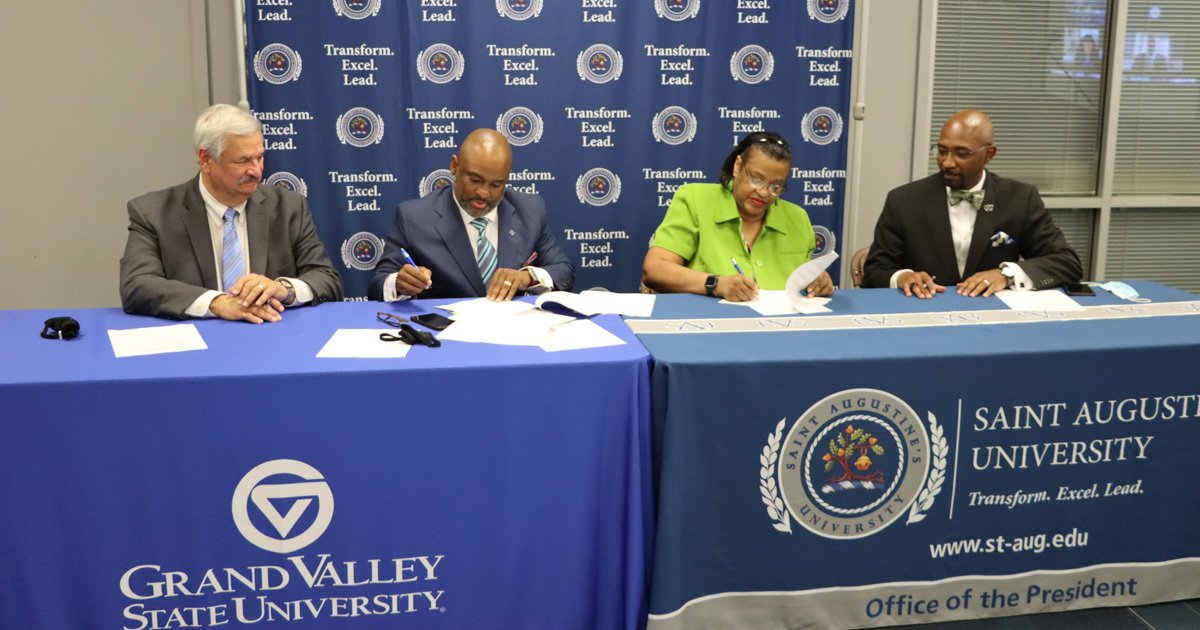 GVSU leaders sign second agreement in HBCU pipeline program - GVNext