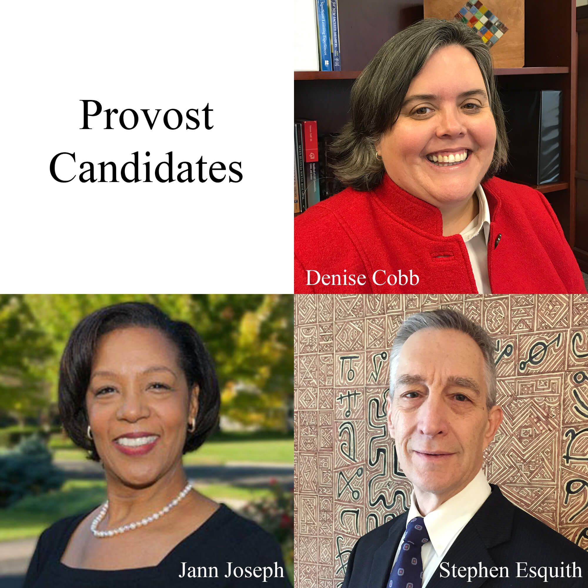 Finalists named for provost position, interviews scheduled - GVNext