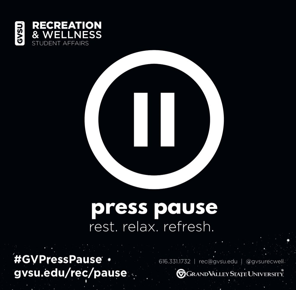 Rest, relax and recharge: Recreation & Wellness encourages pressing ...