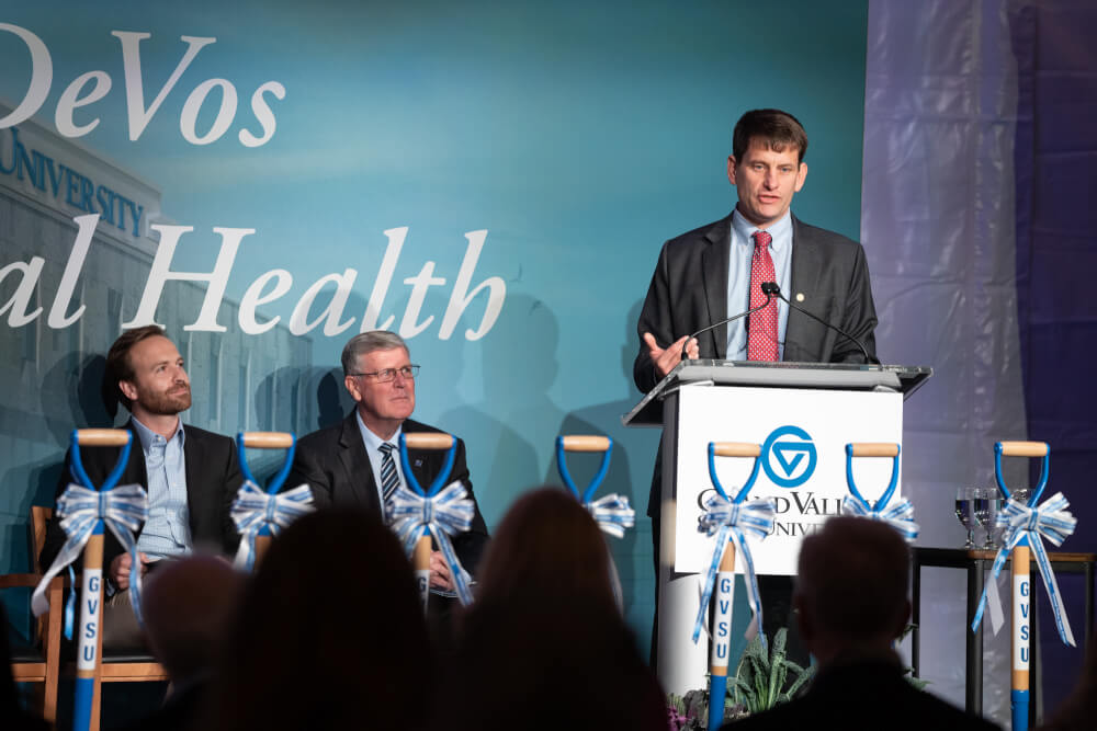 Grand Valley breaks ground on DeVos Center for Interprofessional Health ...