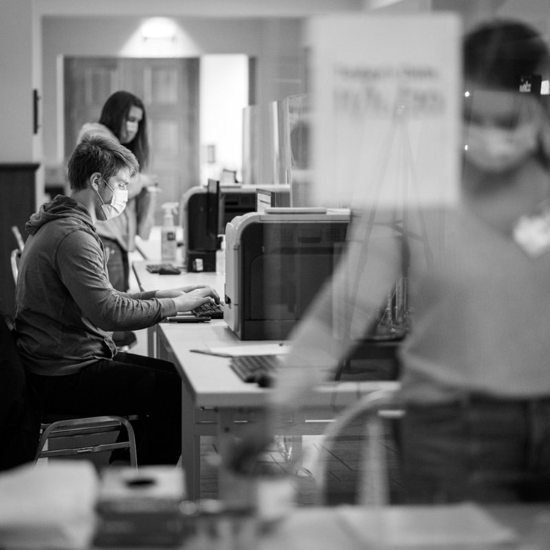 Students are front and center, helping lead GVSU's COVID-19 ...