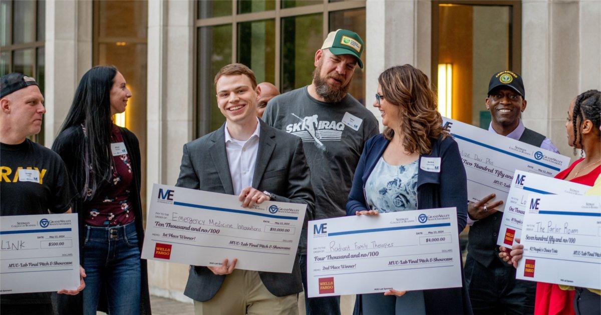 Graduate's startup takes top prize at veterans pitch competition - GVNext