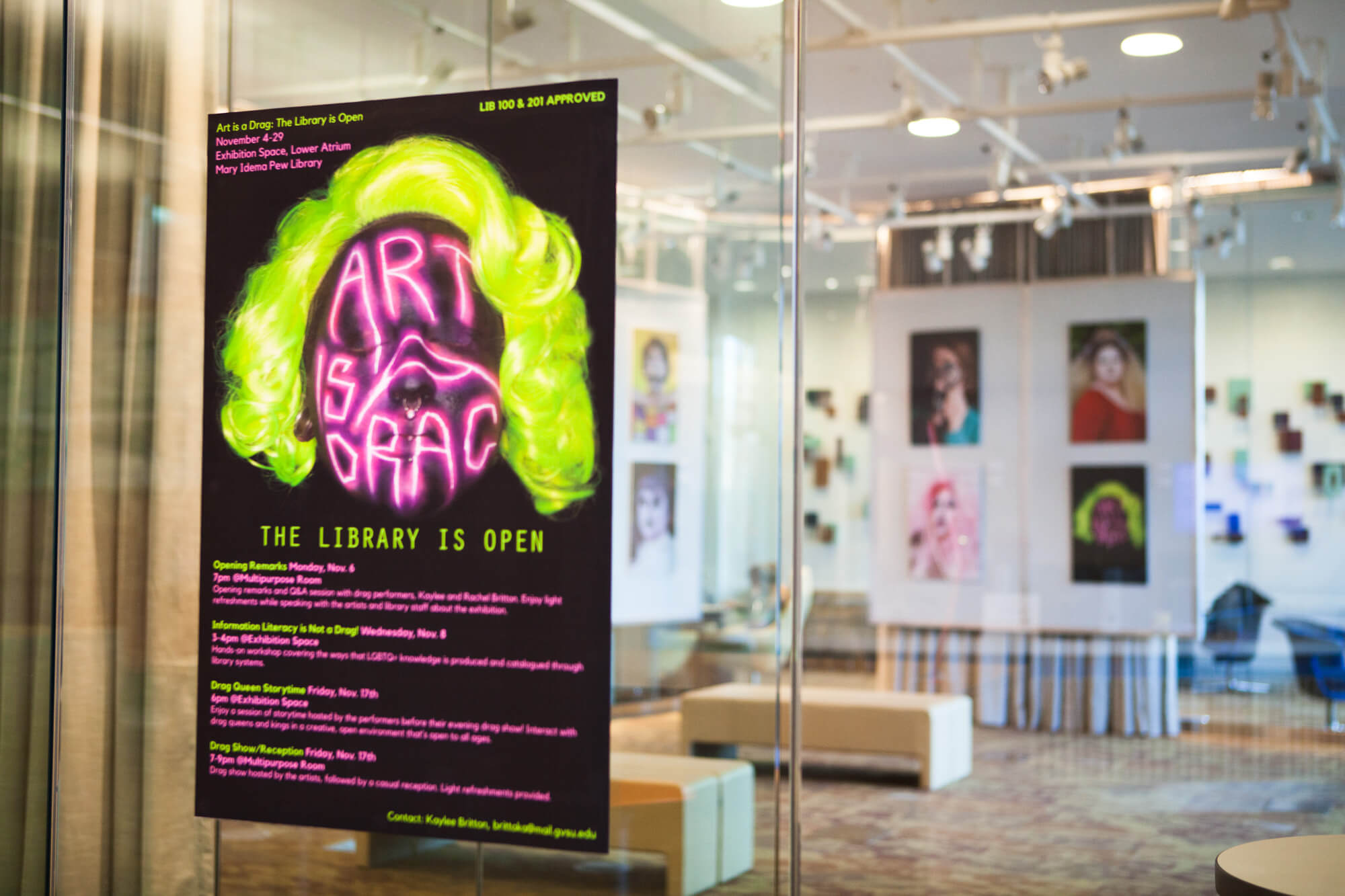 Student-created exhibit aims to bridge gap between drag and art - GVNext