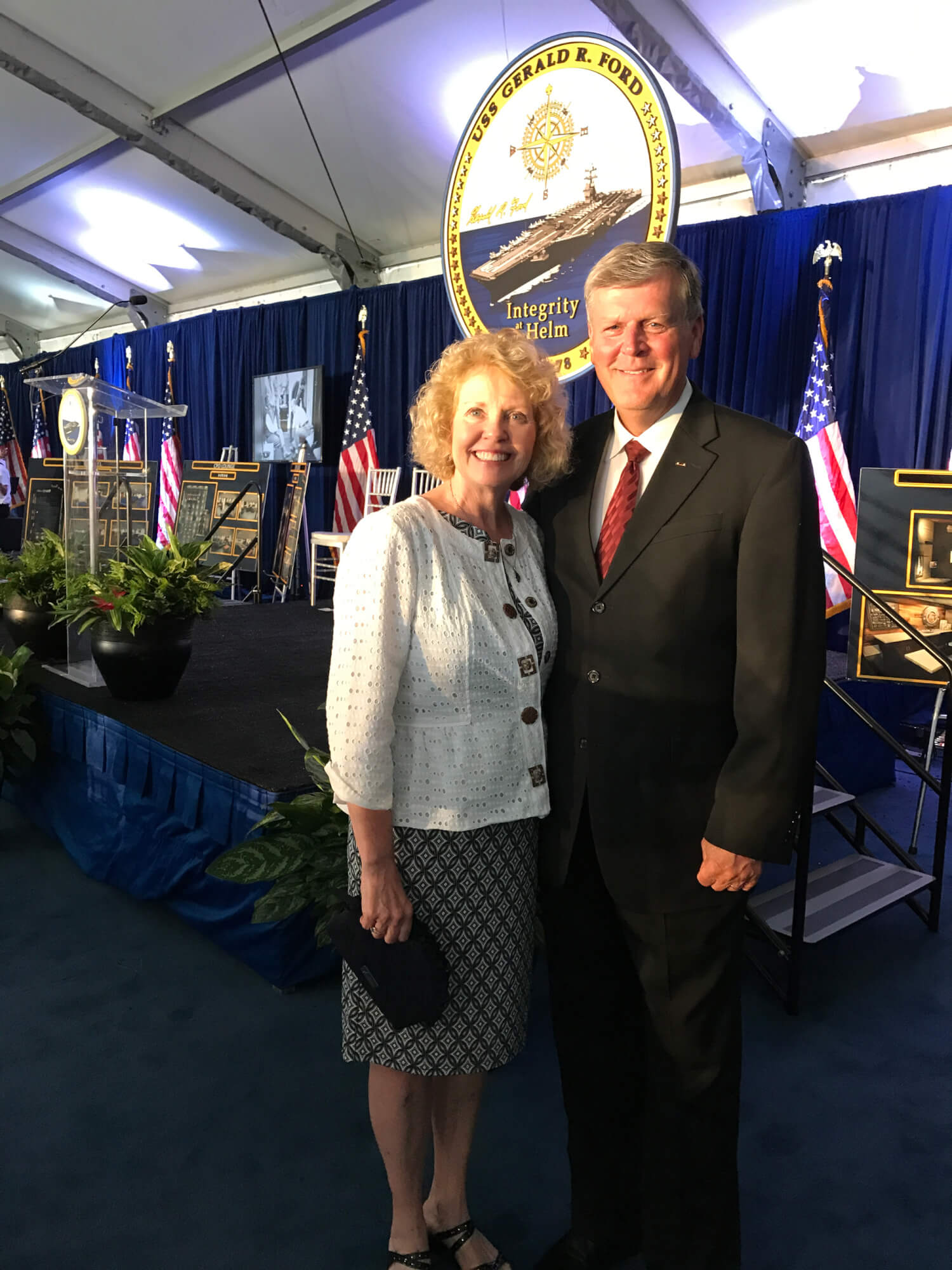 Haas, Lubbers attend USS Gerald R. Ford commissioning - GVNext