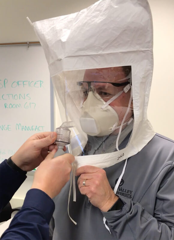 Occupational safety and health students help frontline workers with PPE ...