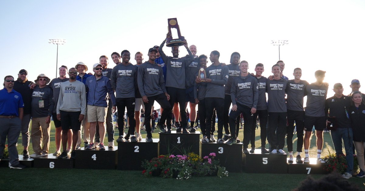 Men's track and field team wins first national title - GVNext