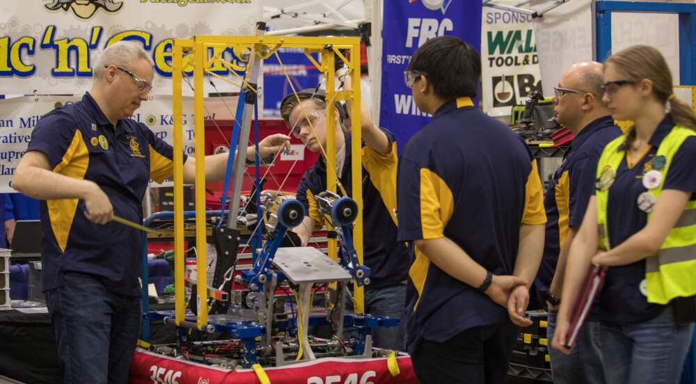 Scholarships awarded at FIRST Robotics competition - GVNext