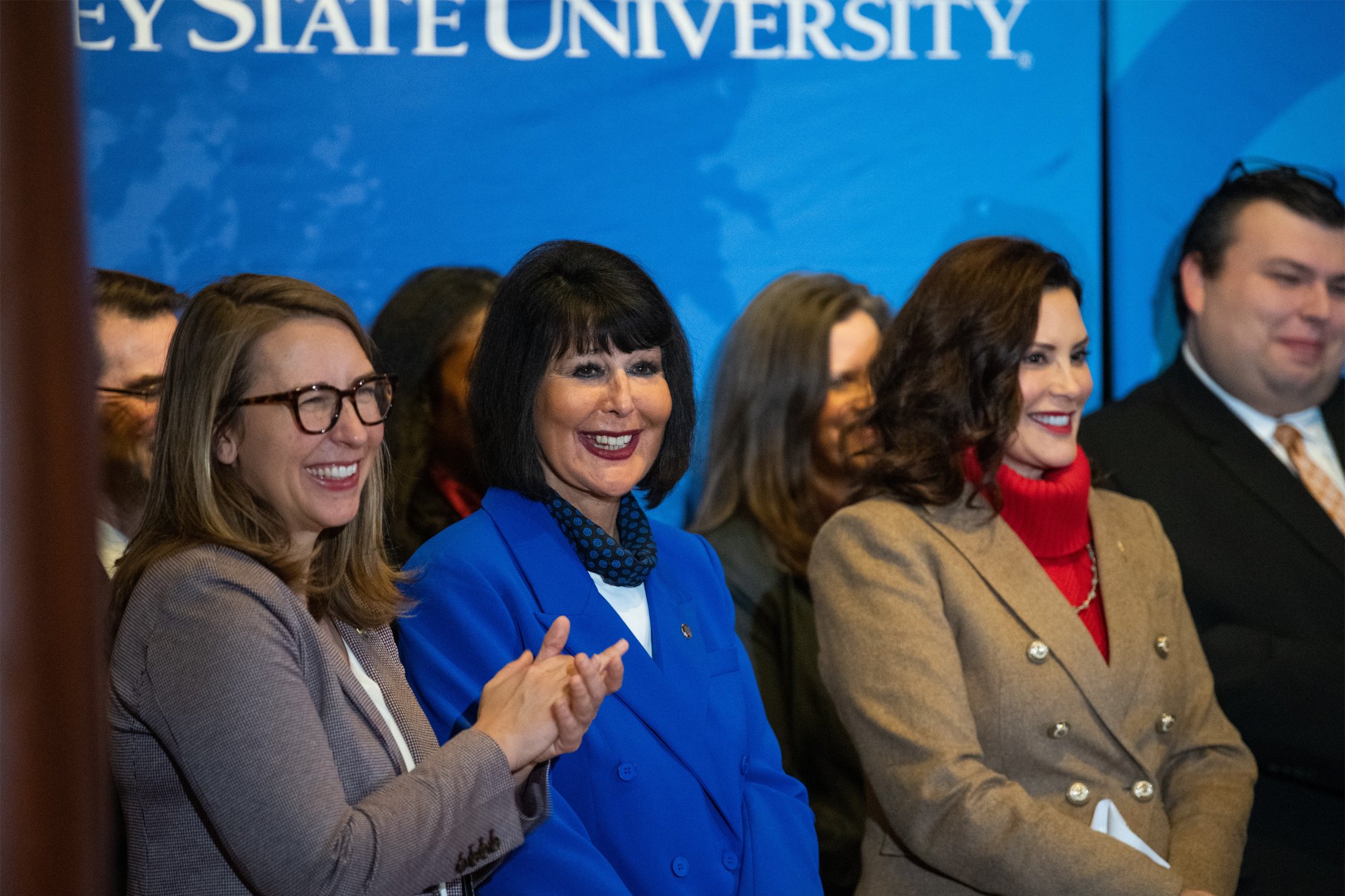Blue Dot, big impact: Gov. Whitmer visits campus, signs bill with $30 ...
