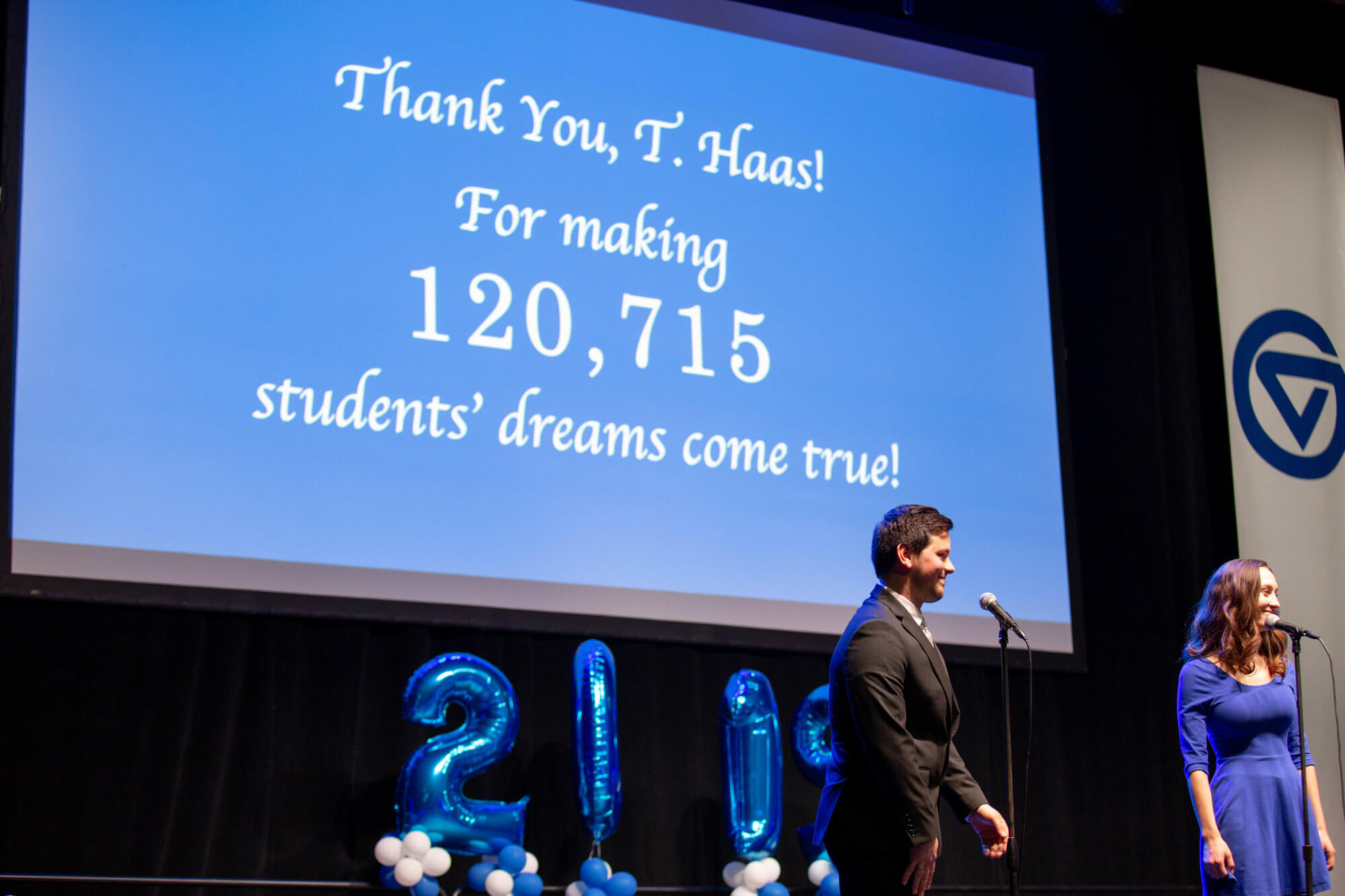 President Haas, Marcia Haas honored by students during Haasta La Vista ...