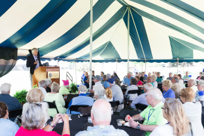 Zumberge's son addresses reunion participants - GVNext